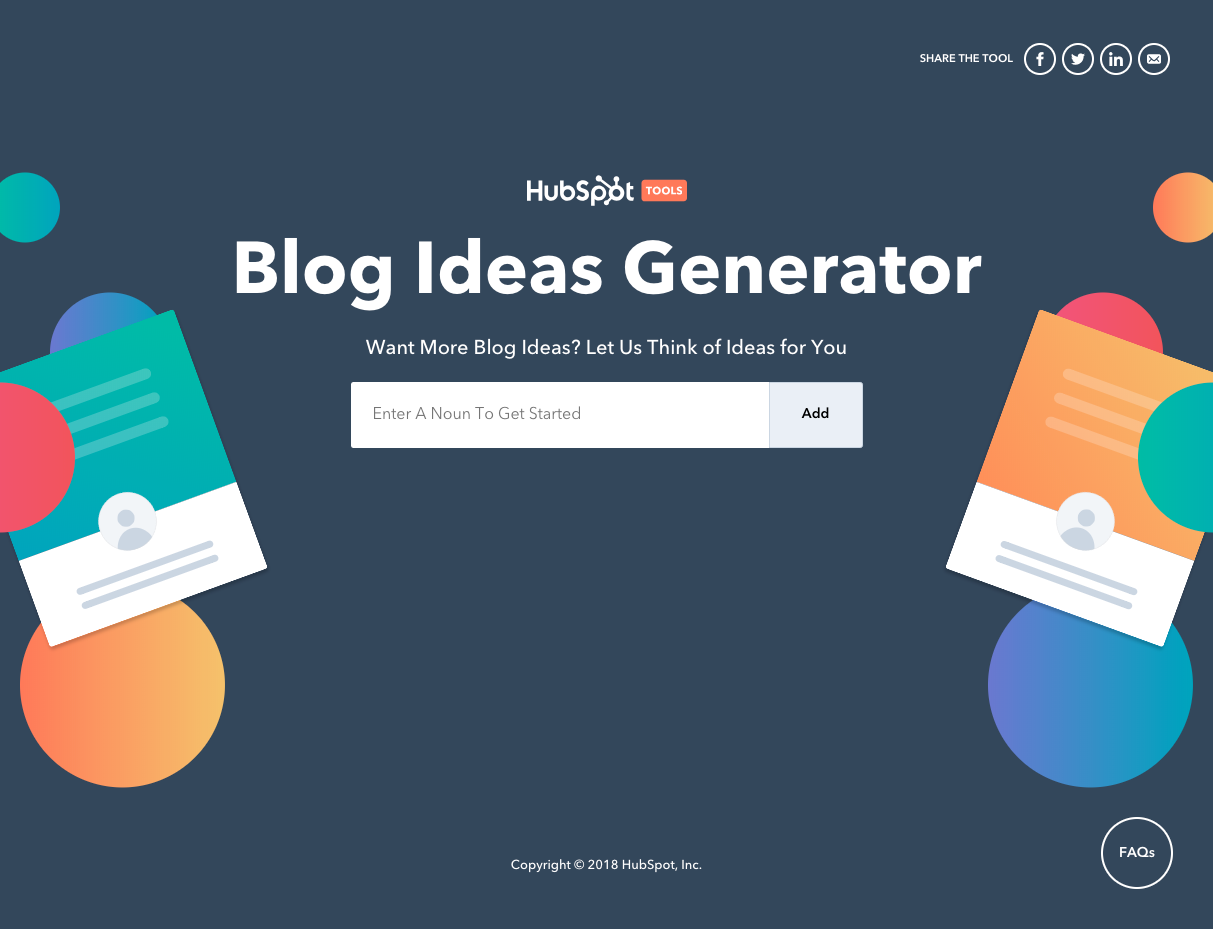 Hubspot Blog Topic Generator – DBAAR\\\’s Online Home for Tech ...