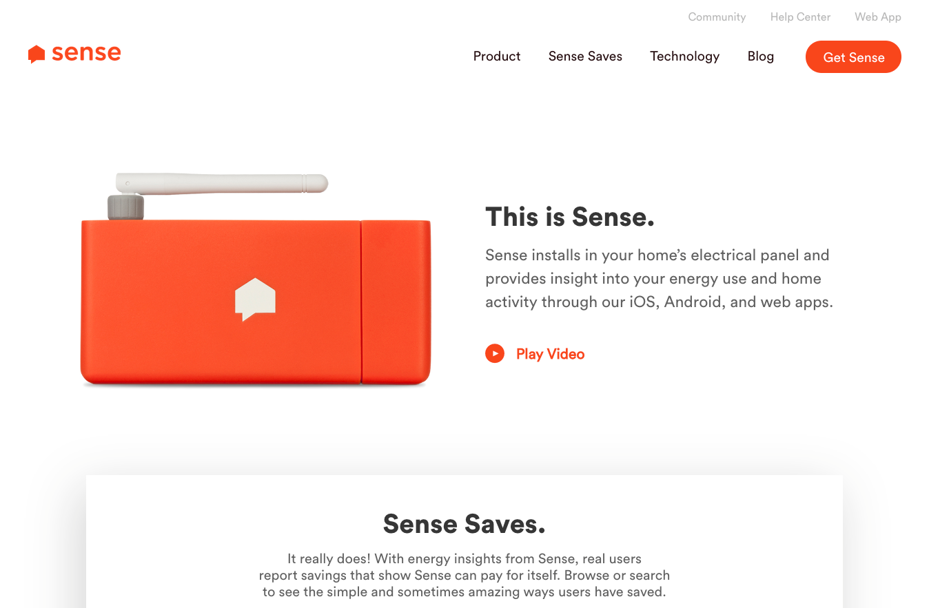 Sense Smart Energy Monitor – DBAAR\\\’s Online Home for Tech ...